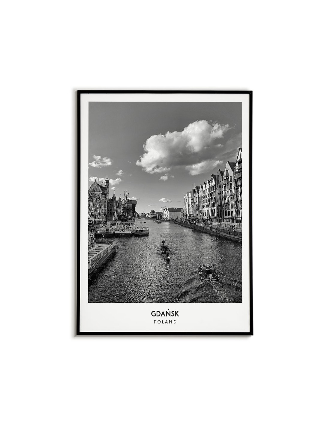 Poster City - Gdańsk - Poland - Print on the wall