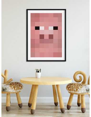 Picture for children on the wall - Minecraft - Poster for a frame with ...