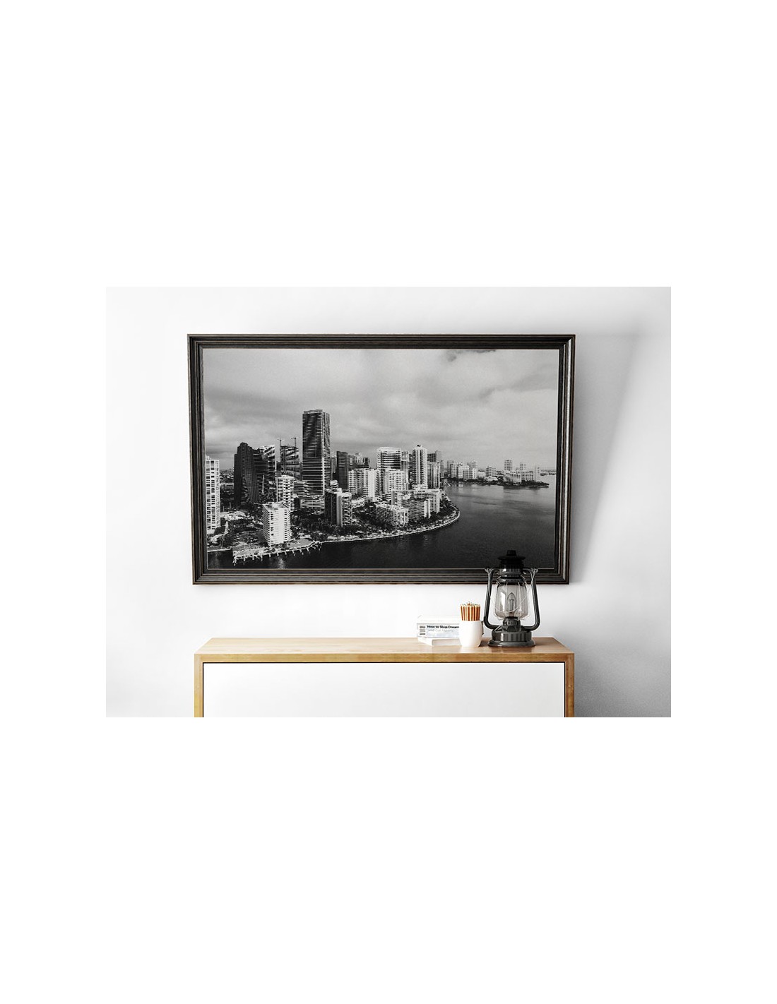 Miami USA, plakat, grafika do ramki z miastem