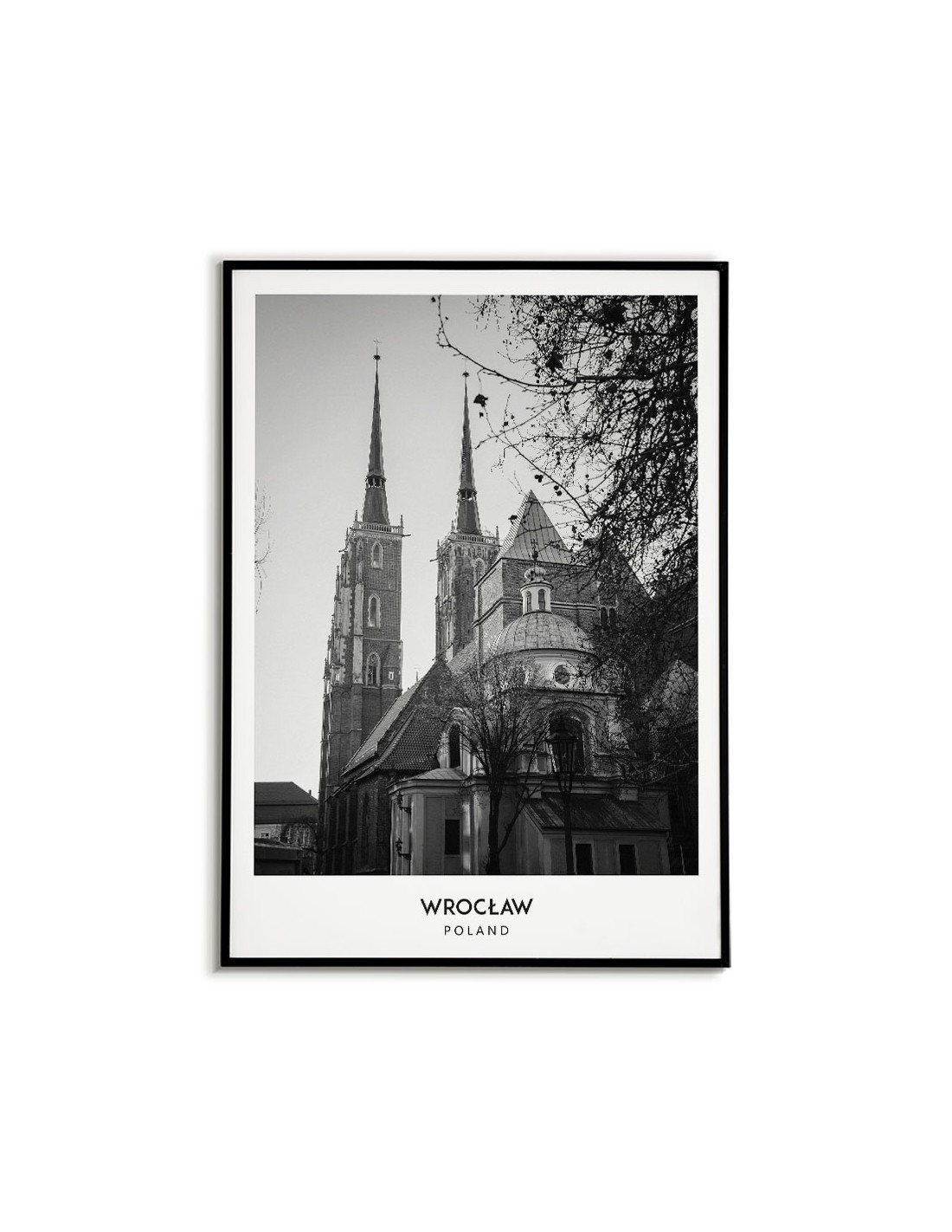 Plakat Miasto - Wrocław - Polska - Grafika na ścianę